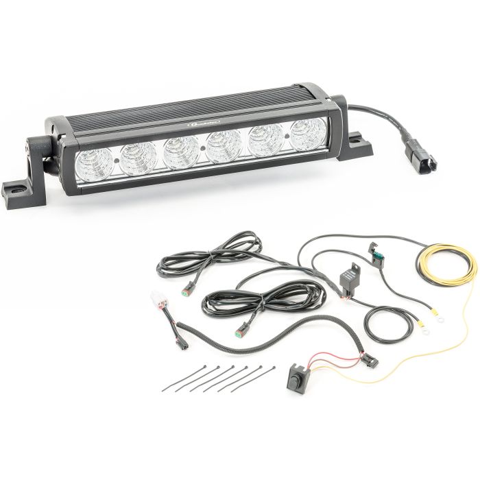 QUAD 10IN 6 LED LIGHT BAR SPOT W/WIRING KIT